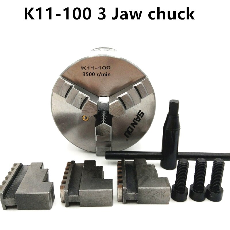 SAN OU K11 100 3-Jaw Lathe Chuck Manual Self-Cente... – Grandado