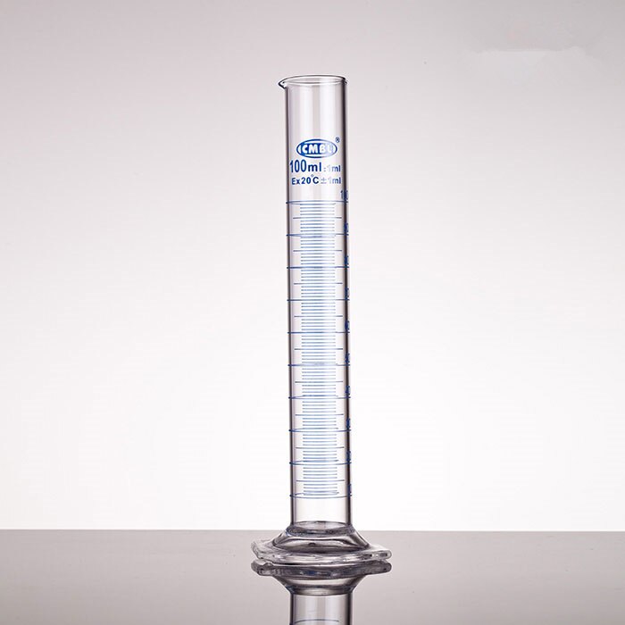 100 ml Glass Cylinder ClassA Hexagonal Laboratory ... – Vicedeal
