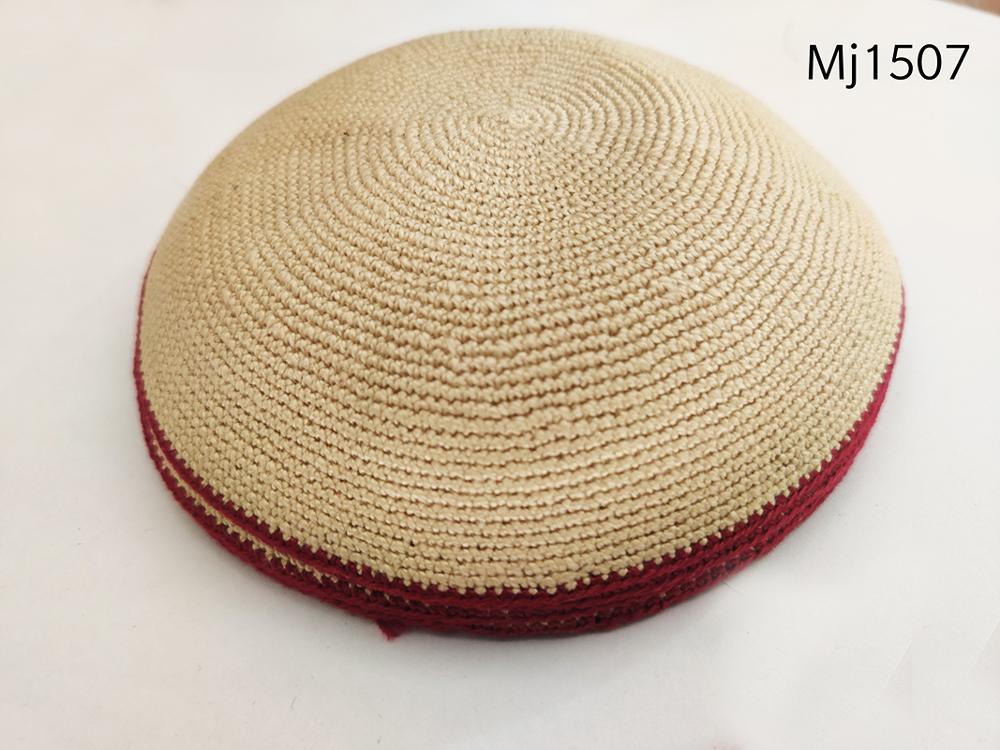 Handmade Kippah knitted hat Jewish articles – Grandado