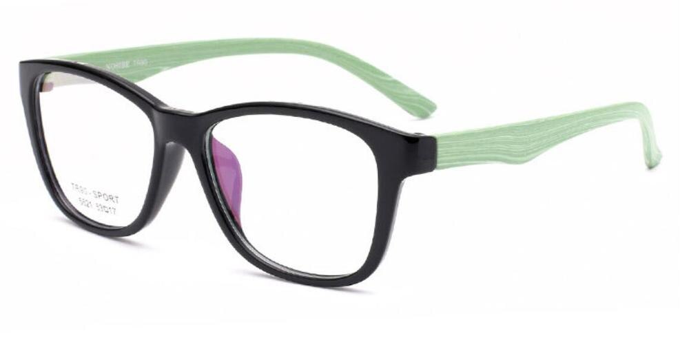 TR90 Glasses Women Green Leg Spectacles Square Eye... – Grandado
