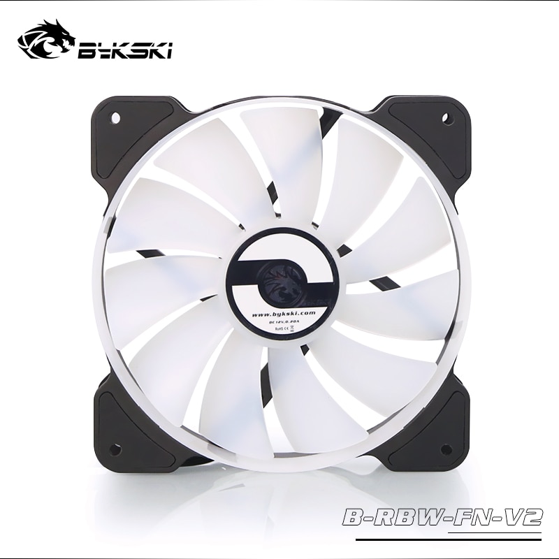 Bykski B-RBW-FN-V2 120mm 12cm RBW 5v RGB Fan 12v H... – Grandado
