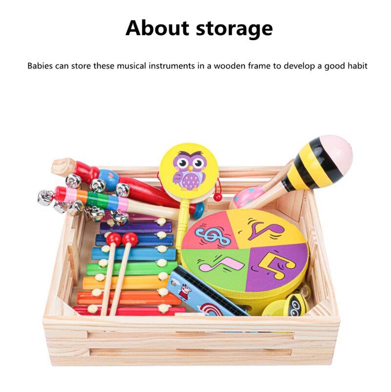 Baby Music Instrument Toy Wooden Xylophone Infant ... – Grandado