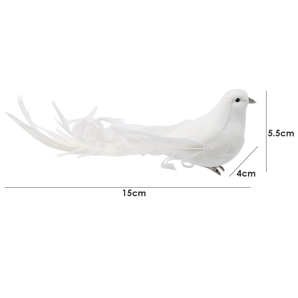 12pcs/set Artificial Birds Foam Pigeon Window Craf... – Grandado