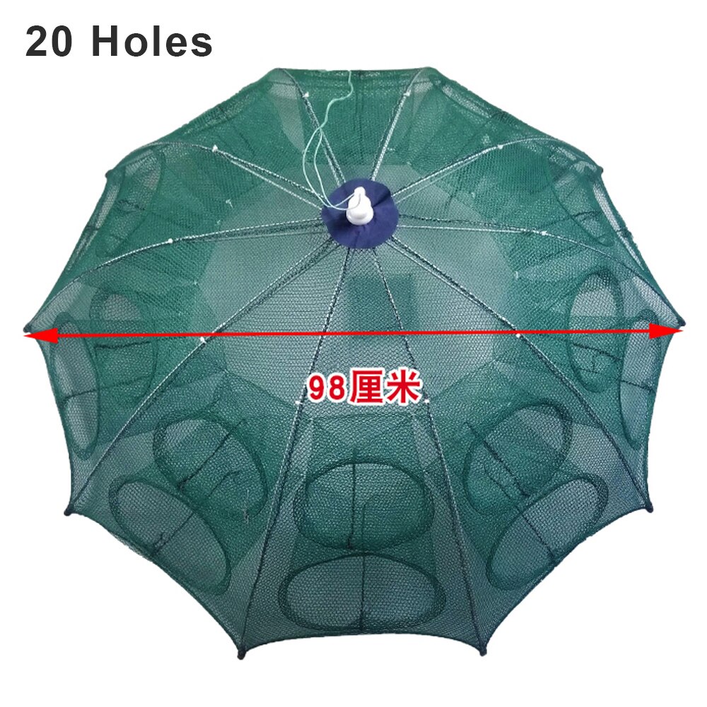 20- gats werpnet rivierkreeftenvanger visnet voor ... – Vicedeal