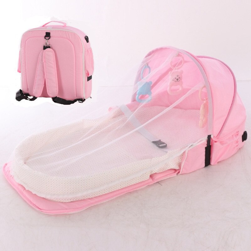 Baby Nest Kid's Bed Newborn Folding Mosquito N... – Grandado