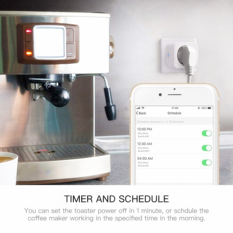 Tuya ZigBee Smart Plug EU Power Monitor Timing Fun... – Grandado