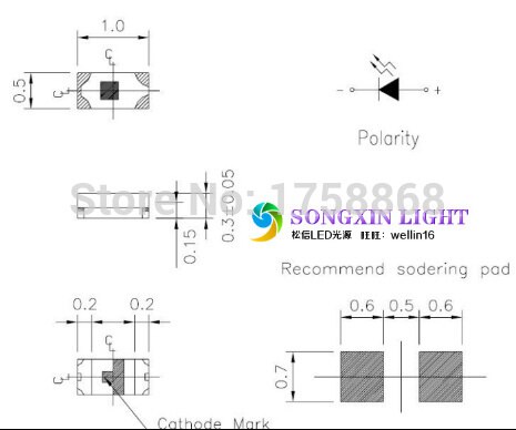 1000 teile/los SMD SMT 0402 Ultra Helle Warme weiß... – Grandado