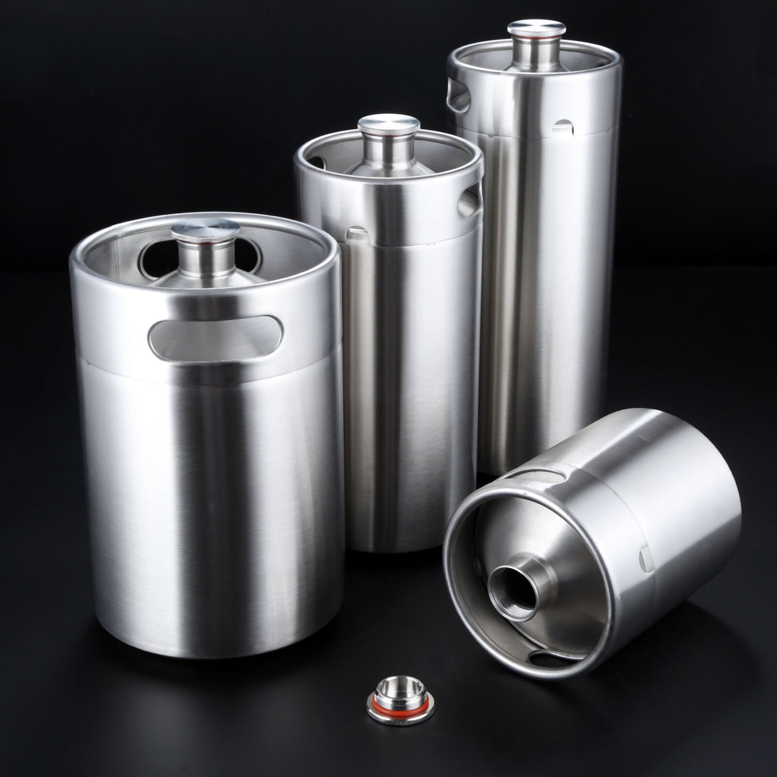 2/3.6/4/5L Stainless Steel Mini Keg Beer Pressuriz... – Grandado