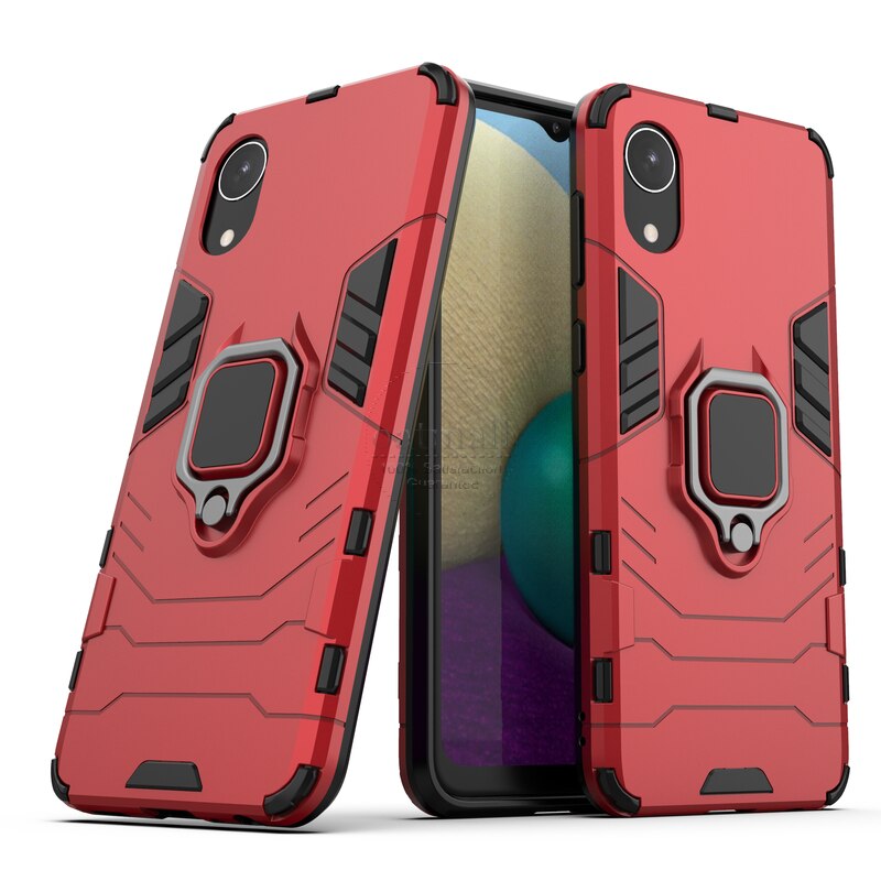 Voor Samsung Galaxy A03 Core Case Hybrid Robuuste ... – Vicedeal