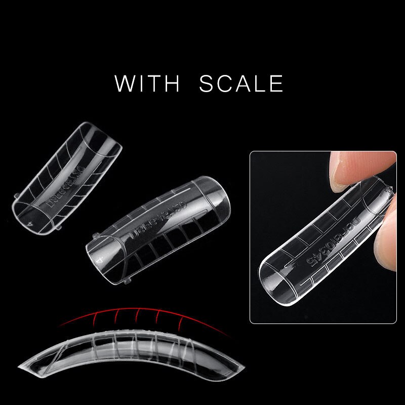 120PC-1Box Nail Quick Building Gel Mold Dual Forms... – Grandado