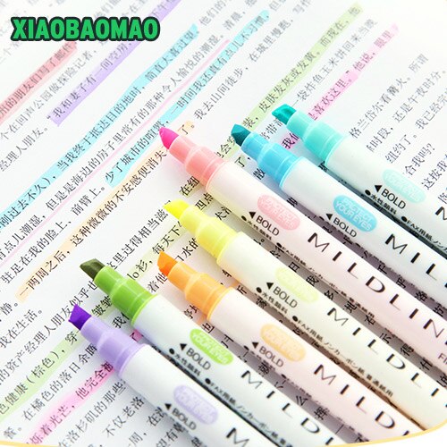 12 colors/lot Japanese stationery double pending f... – Grandado