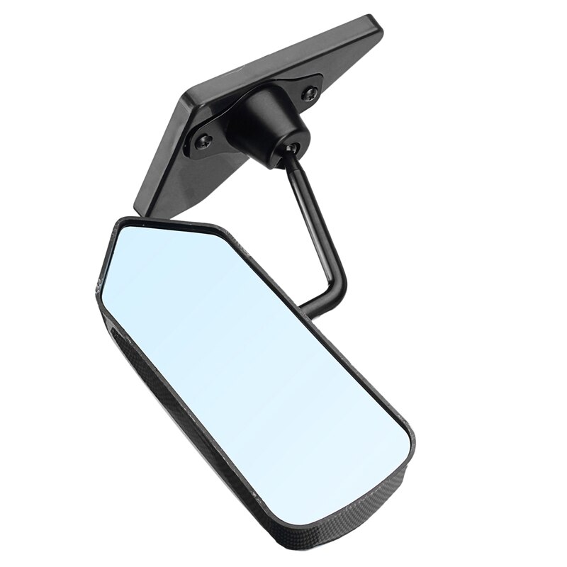 AL21 -2Pcs Car Racing Universal Side Rear View Mirror Wide Angle Metal ...