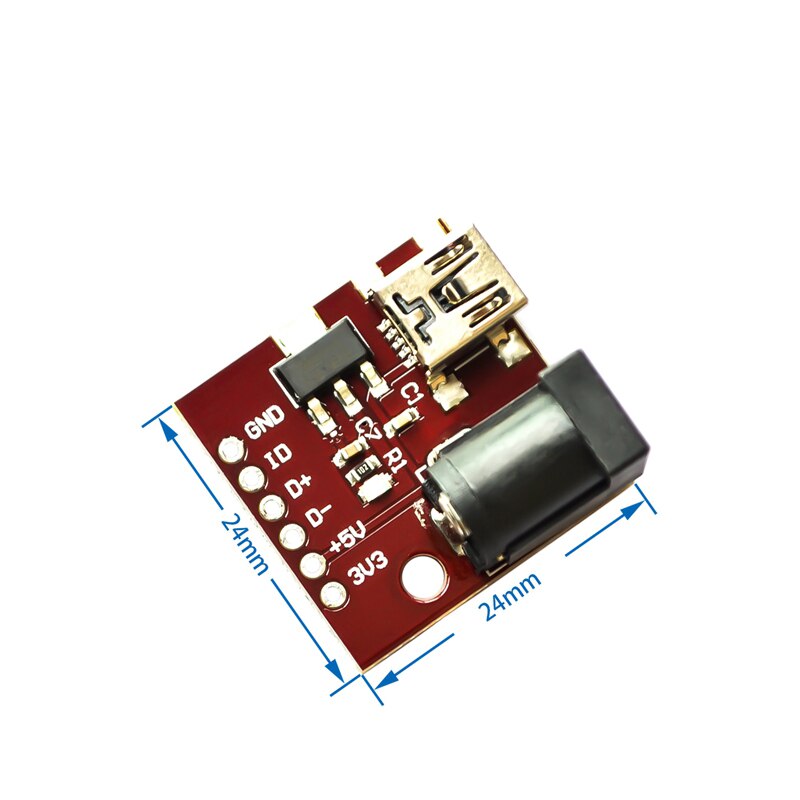 MINI USB 5V buchse USB power interface AMS1117 3,3... – Vicedeal