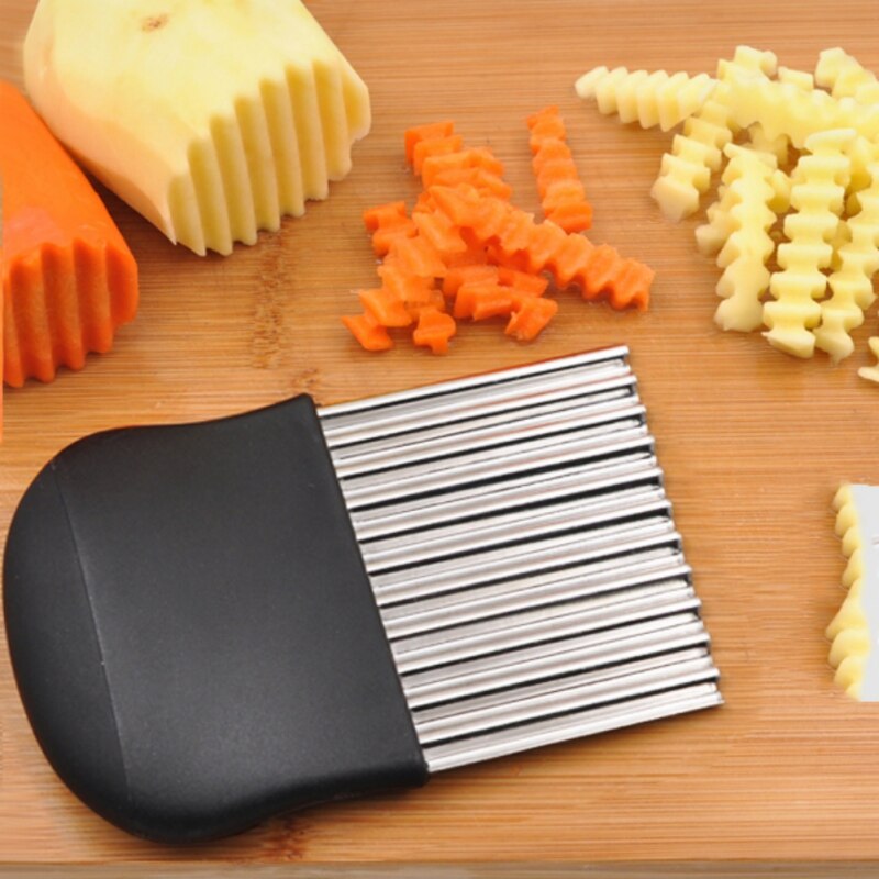 Wave Potato Cutter Stainless Steel Potato Chip Dou... – Vicedeal
