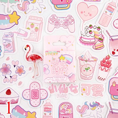 46Pcs/Box Kawaii Cat Stickers Cute Stationery Stic... – Grandado