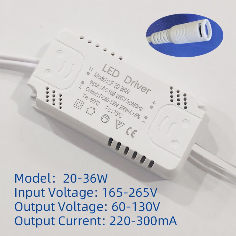 LED Driver 24W 36W 50W 58W 60W 68W 80W LED Power S... – Grandado