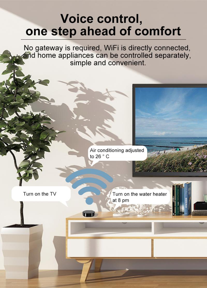 Smart Infrared Radio Frequency Remote Control With Grandado