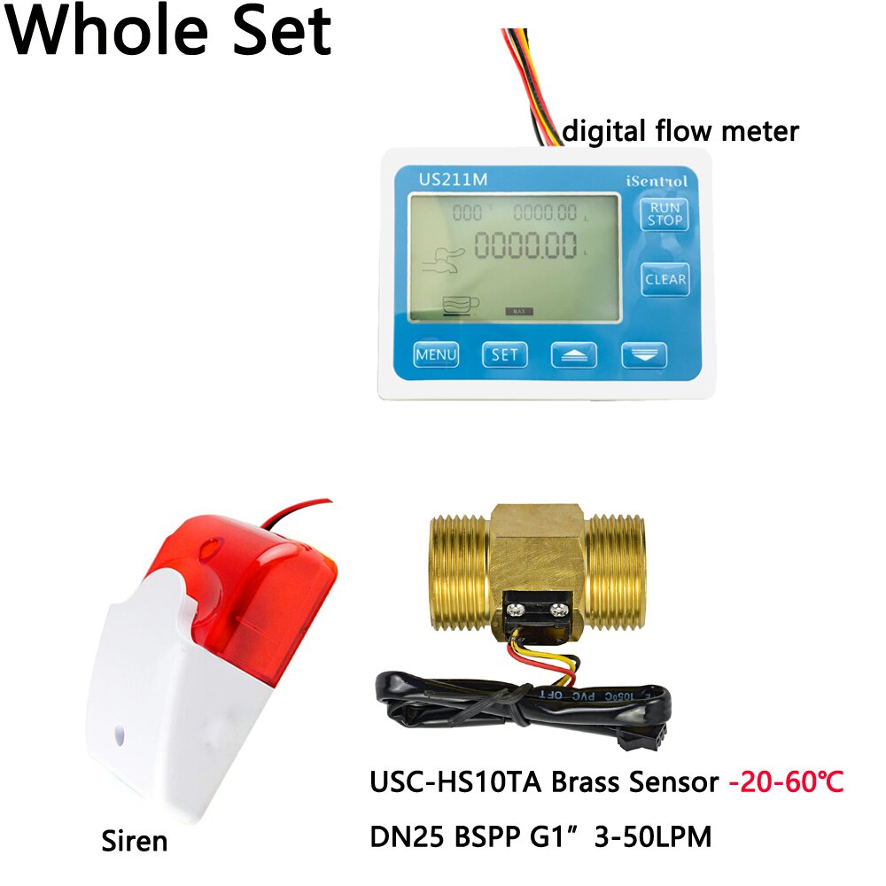 US211MA Water Flow Meter Pipewater Suspend Alarmin... – Grandado