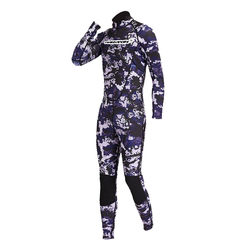 3mm Diving Suit Jumpsuit Long Sleeve Thermal Wetsu... – Grandado