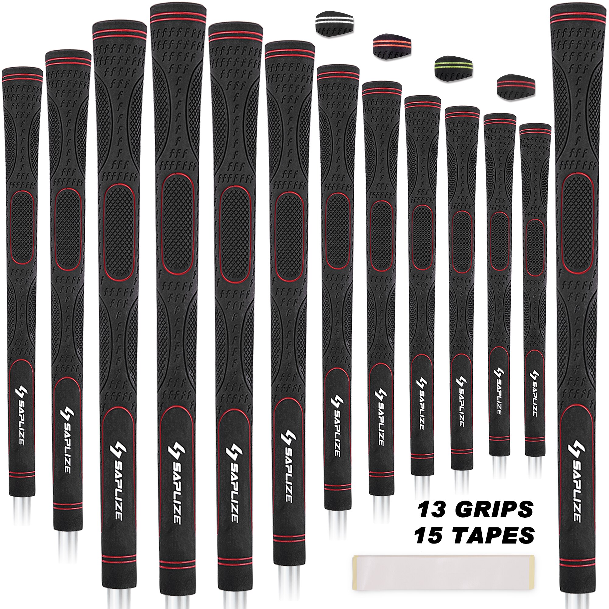 SAPLIZE Golf Grips Midsize 13 Grips with 15 Tapes ... – Grandado