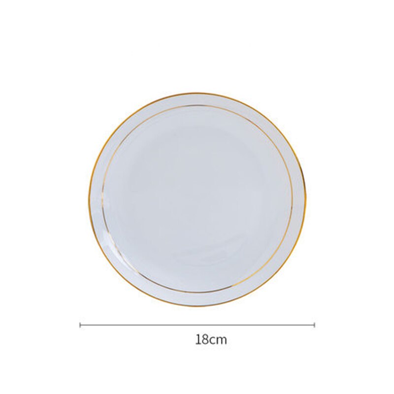 Bone china Western Food Plate & Dish Pasta Pla... – Grandado