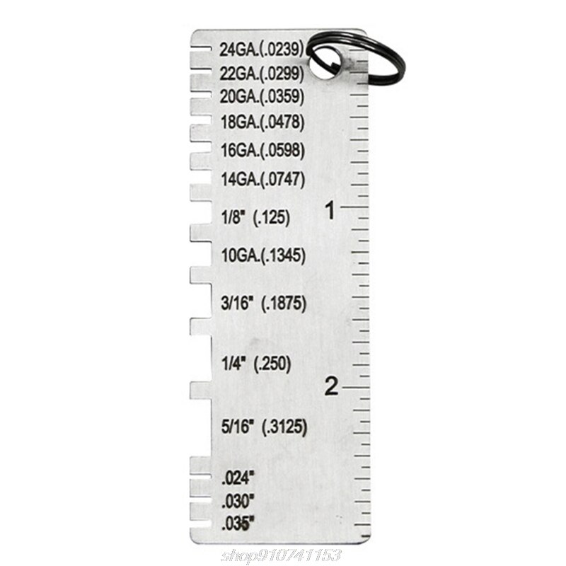 Stainless Steel Thickness Gauge Weld Inspection Ru... – Grandado
