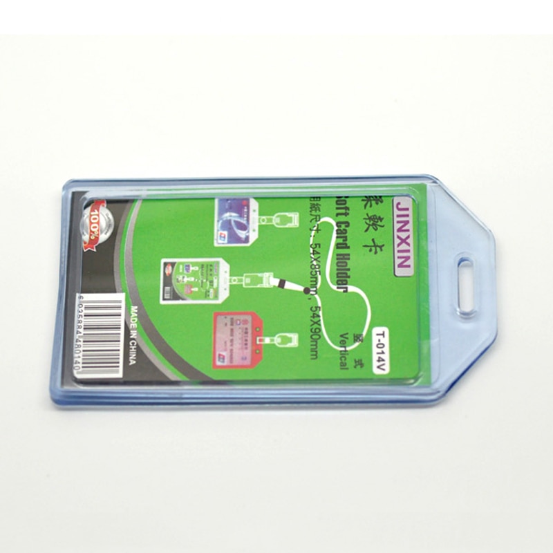 5 pcs/lot Blue Vertical Plastic ID Card Badge Hold... – Grandado