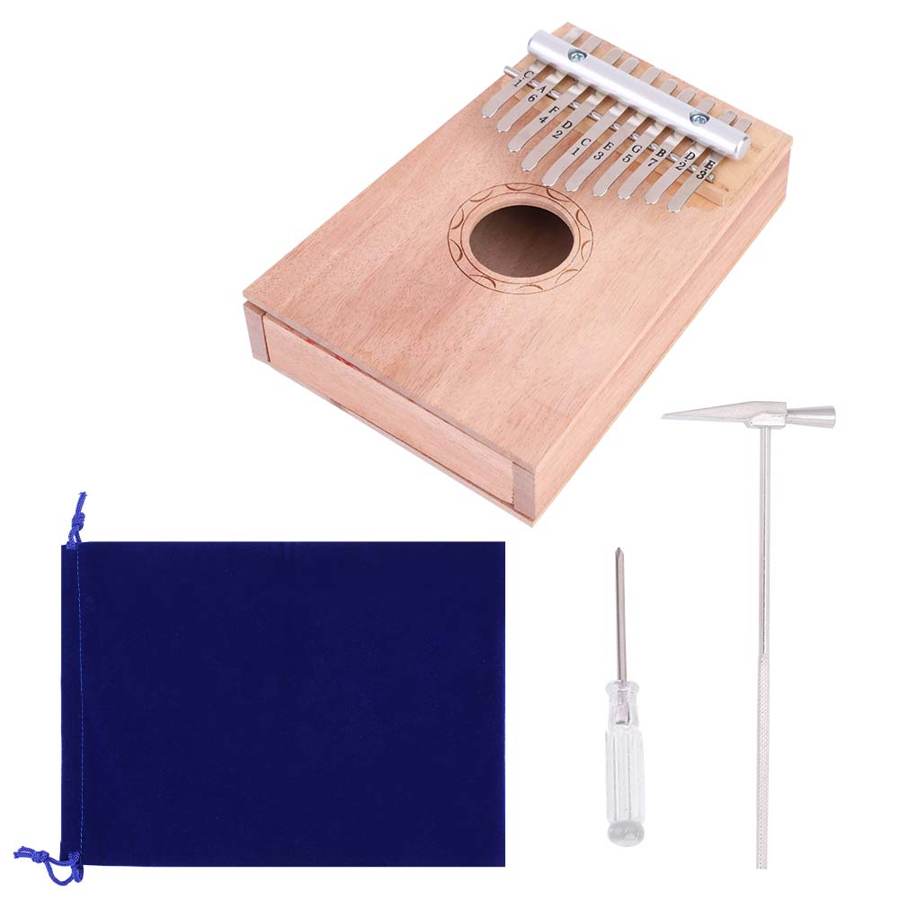 10 Keys Kalimba Mbira Thumb Piano African Musical ... – Vicedeal