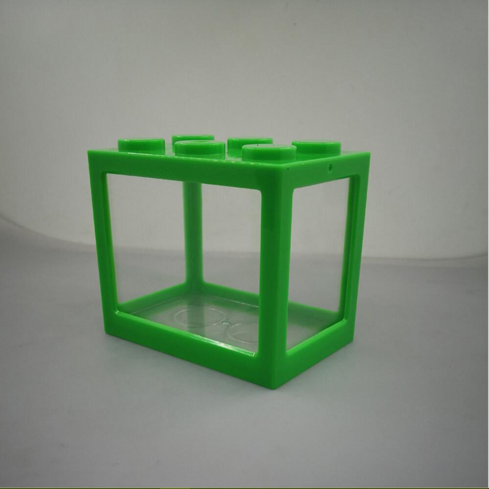Desktop Mini Fish Tank Freedom Assembly Block Aqua... – Grandado