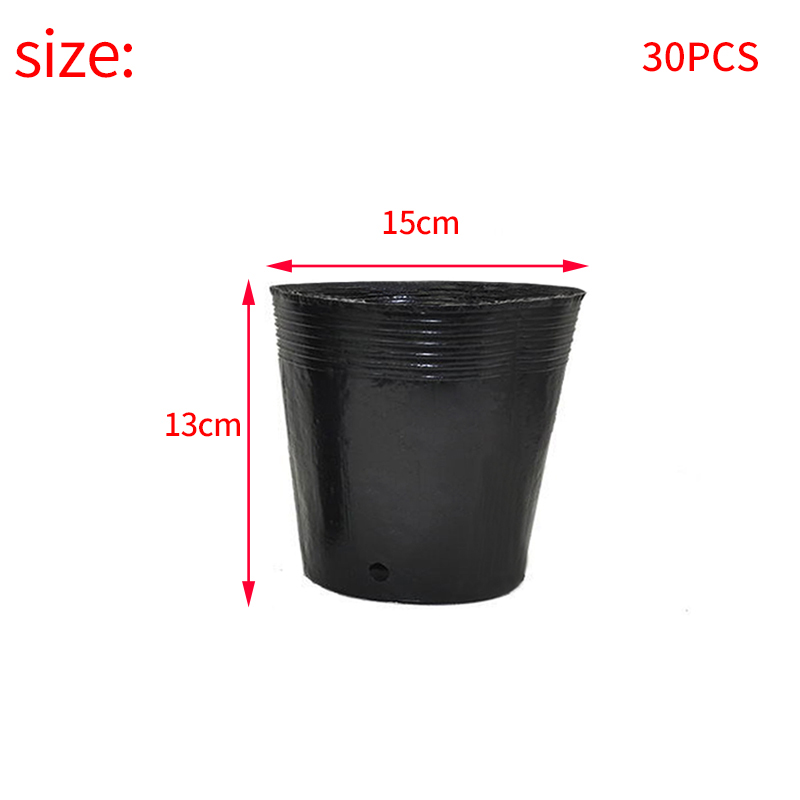15 Sizes Nursery Pot Plastic Plant Seeds Nursery B... – Grandado