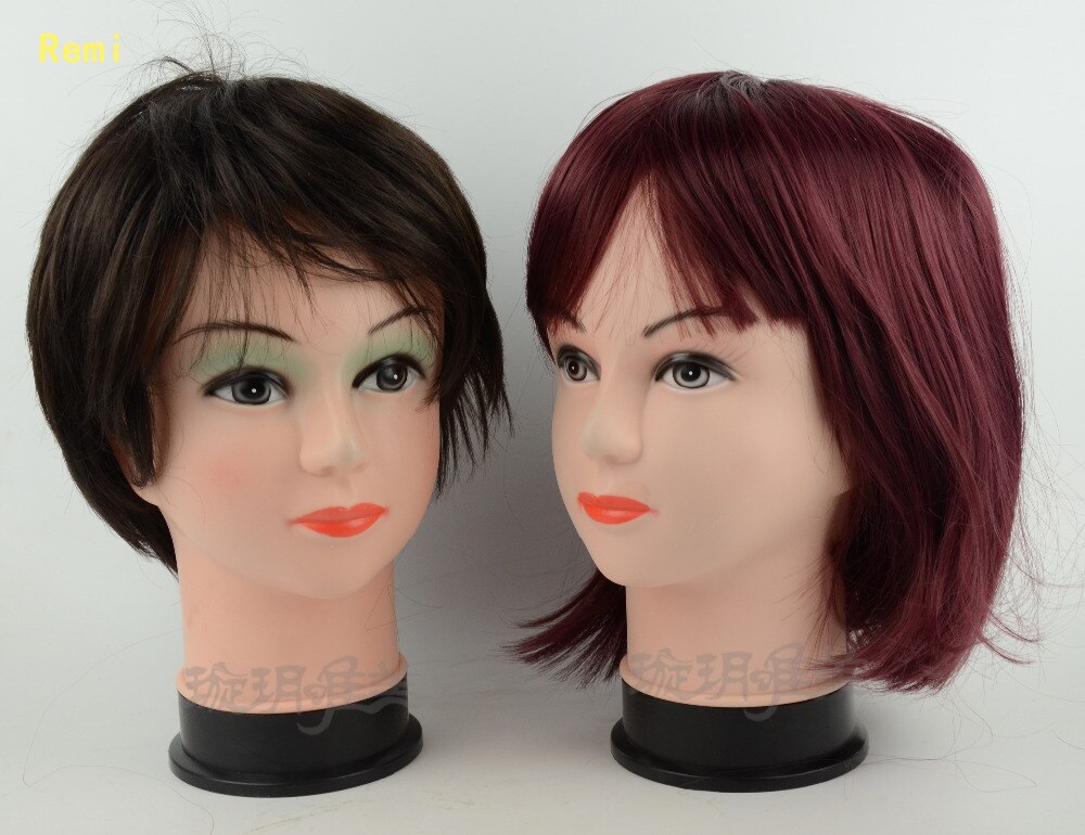 Realistic female mannequin head plastic Manikin du... – Grandado