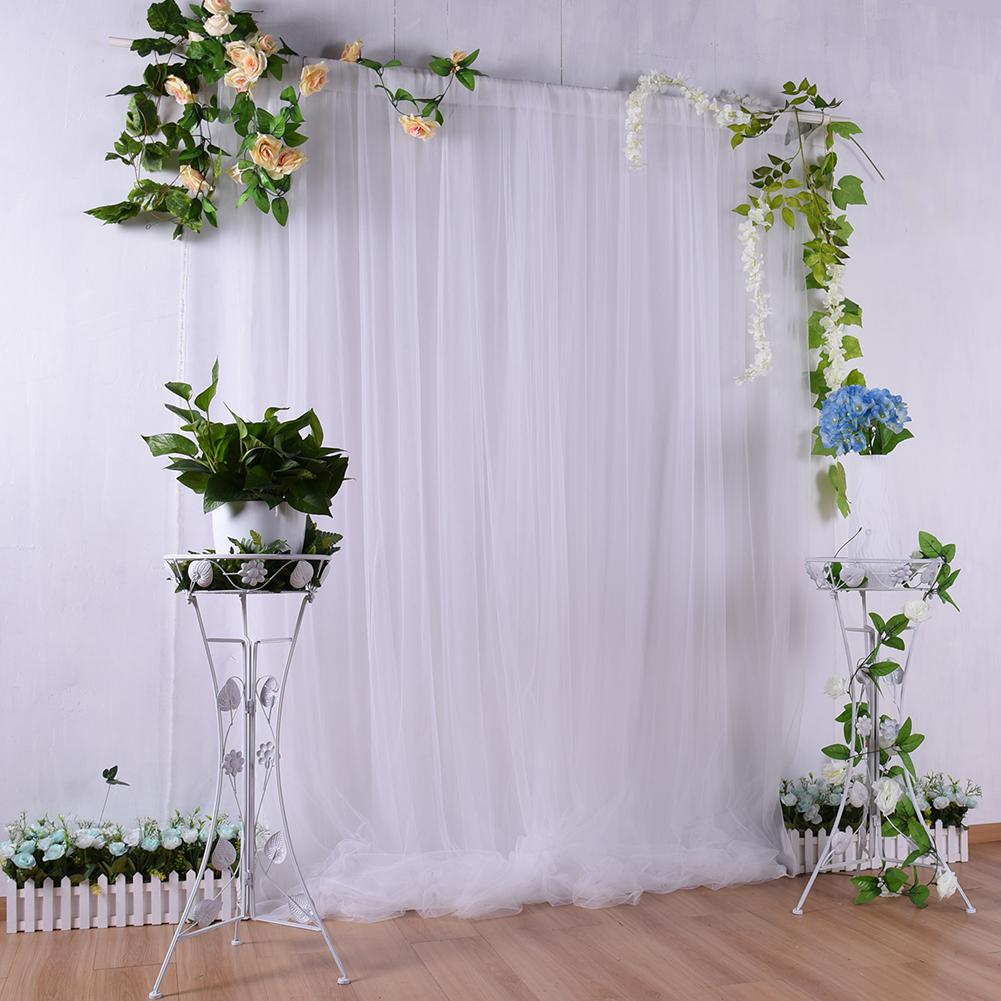 Tulle Window Curtain for Party Wedding Background ... – Grandado