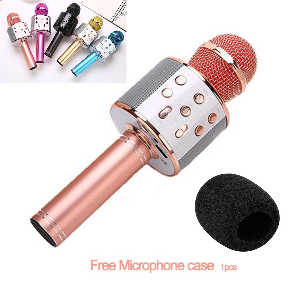 WS858 Portable Bluetooth Karaoke Microphone Wirele... – Grandado WS858 Portable Bluetooth Karaoke Microphone Wirele... – Grandado