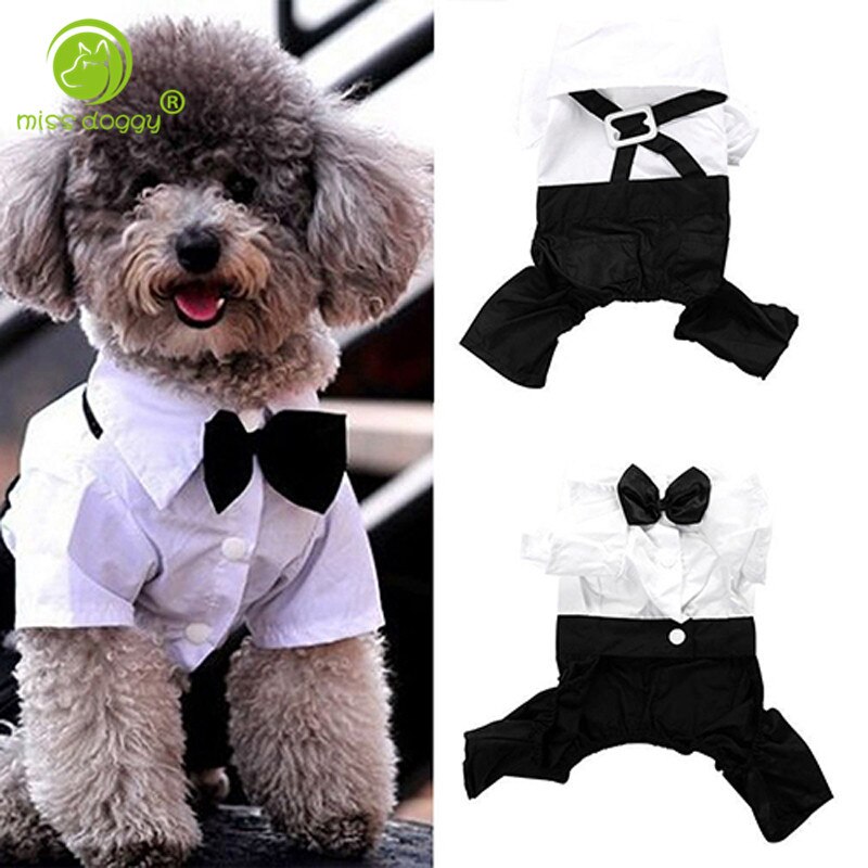 Mode Gentleman Puppy Hond Jumpsuit Rompertjes Lent... – Grandado