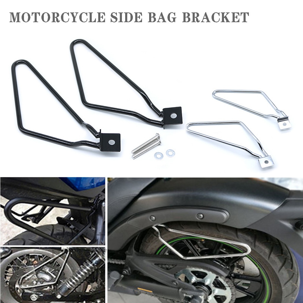 2xMotorcycle Side Bag Beugel Tas Side Box Zadeltas... – Grandado