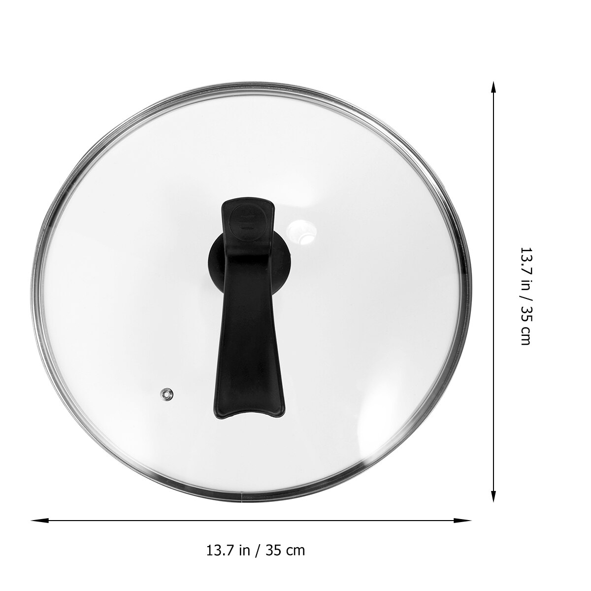 1Pc Kitchen Universal Round Pot Lid Transparent Gl... – Grandado