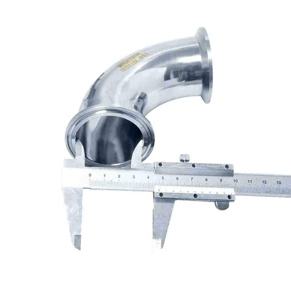 MEGAIRON 2" OD 51MM Sanitary Ferrule Elbow 90 Degr... – Grandado