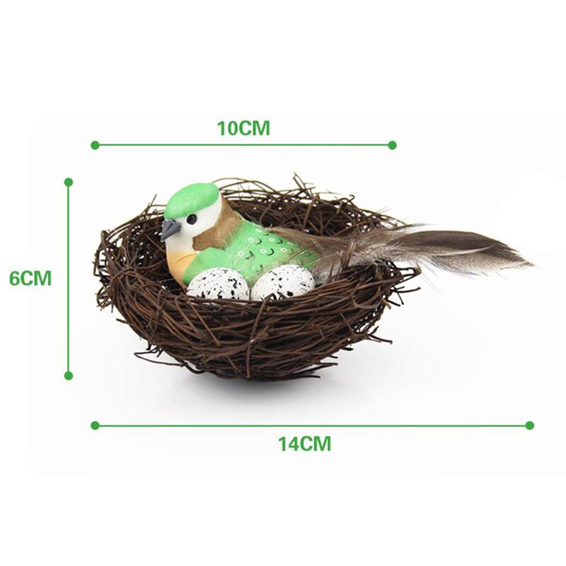 Handmade Window Display Big Round Bird Nest Set Ra... – Grandado