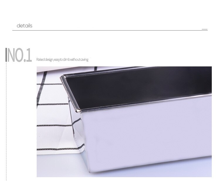 Toast Bread Box Nonstick Rectangular Aluminum Plat... – Grandado