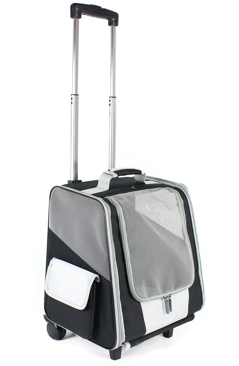 Pet trolley rucksack katze trolley fall voll belüf... – Grandado