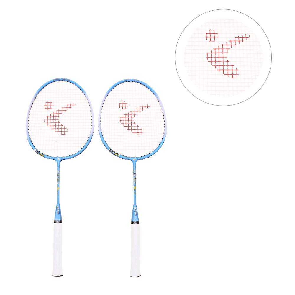 1 Pair Badminton Racket Portable Cartoon Outdoor C... – Grandado