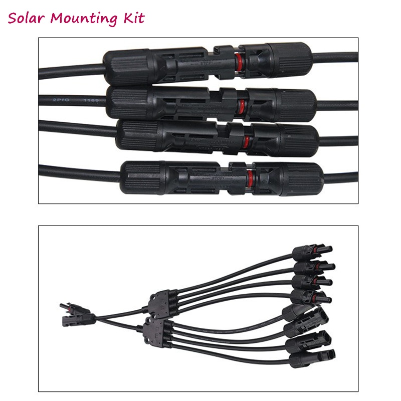 Conector solar tipo 1 a 4 con cable pv, conexión p... – Grandado