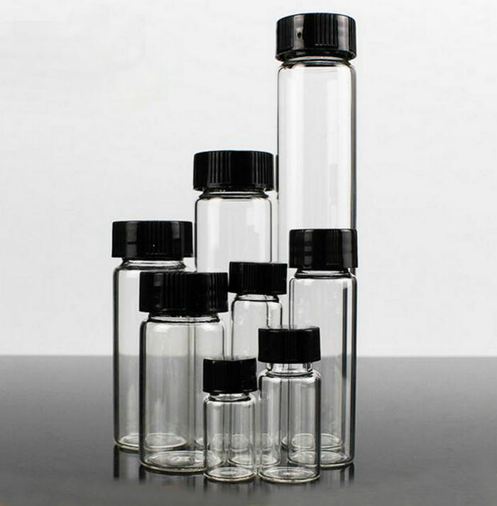 3ml to 50ml Transparent clear Glass sample bottles... – Vicedeal