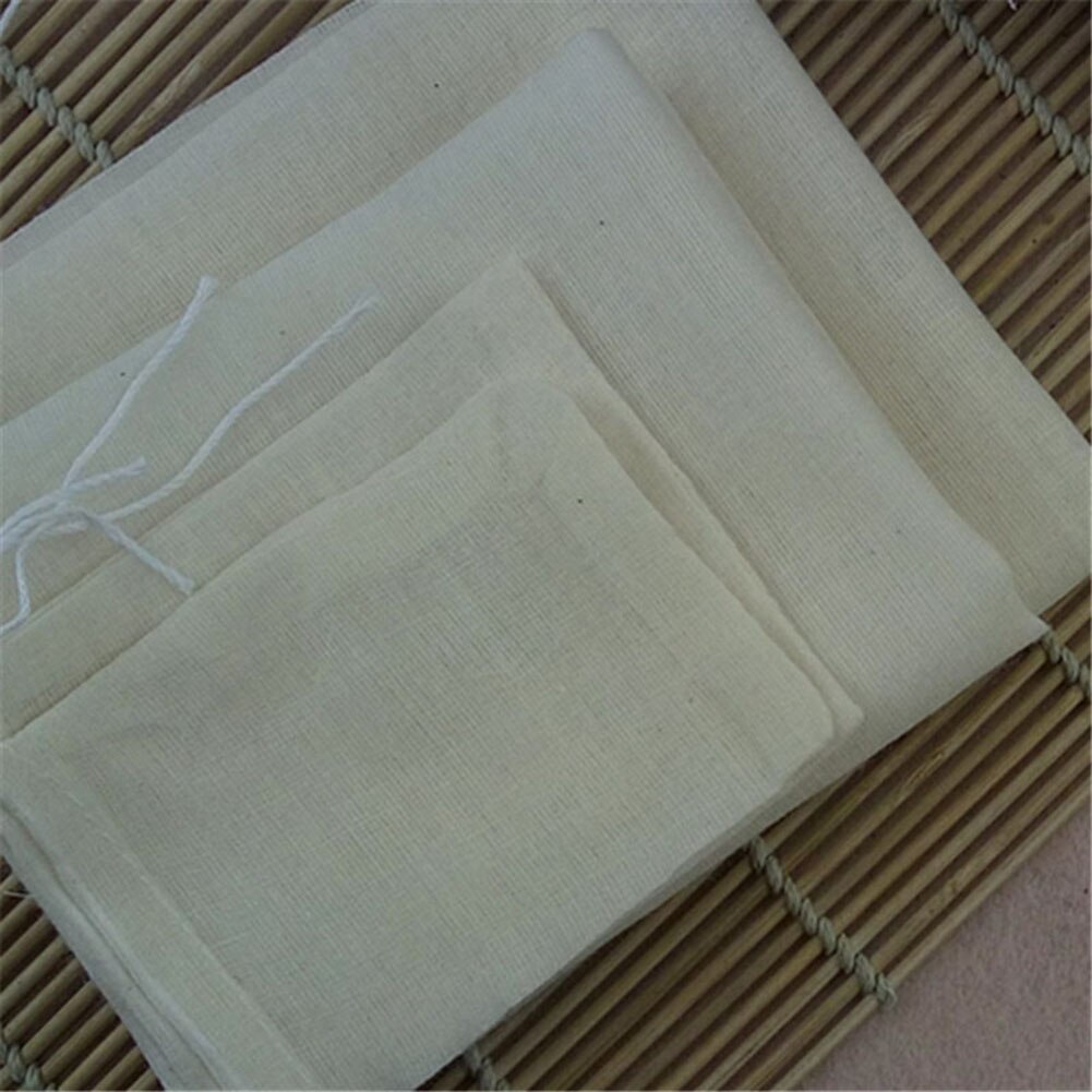 3pcs Empty Tea Bag with Drawstring Cotton Soup Bag... – Vicedeal