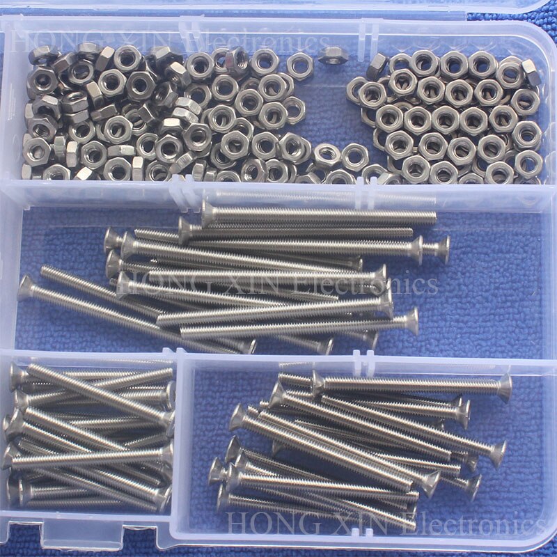 M3 Flat Head Screw Stainless Steel Hex Socket Scre... – Grandado