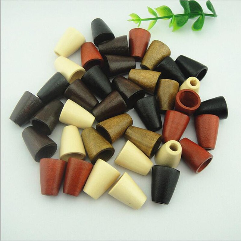 100 Stks/partij Houten Conische Vorm Cord End Sier... – Grandado