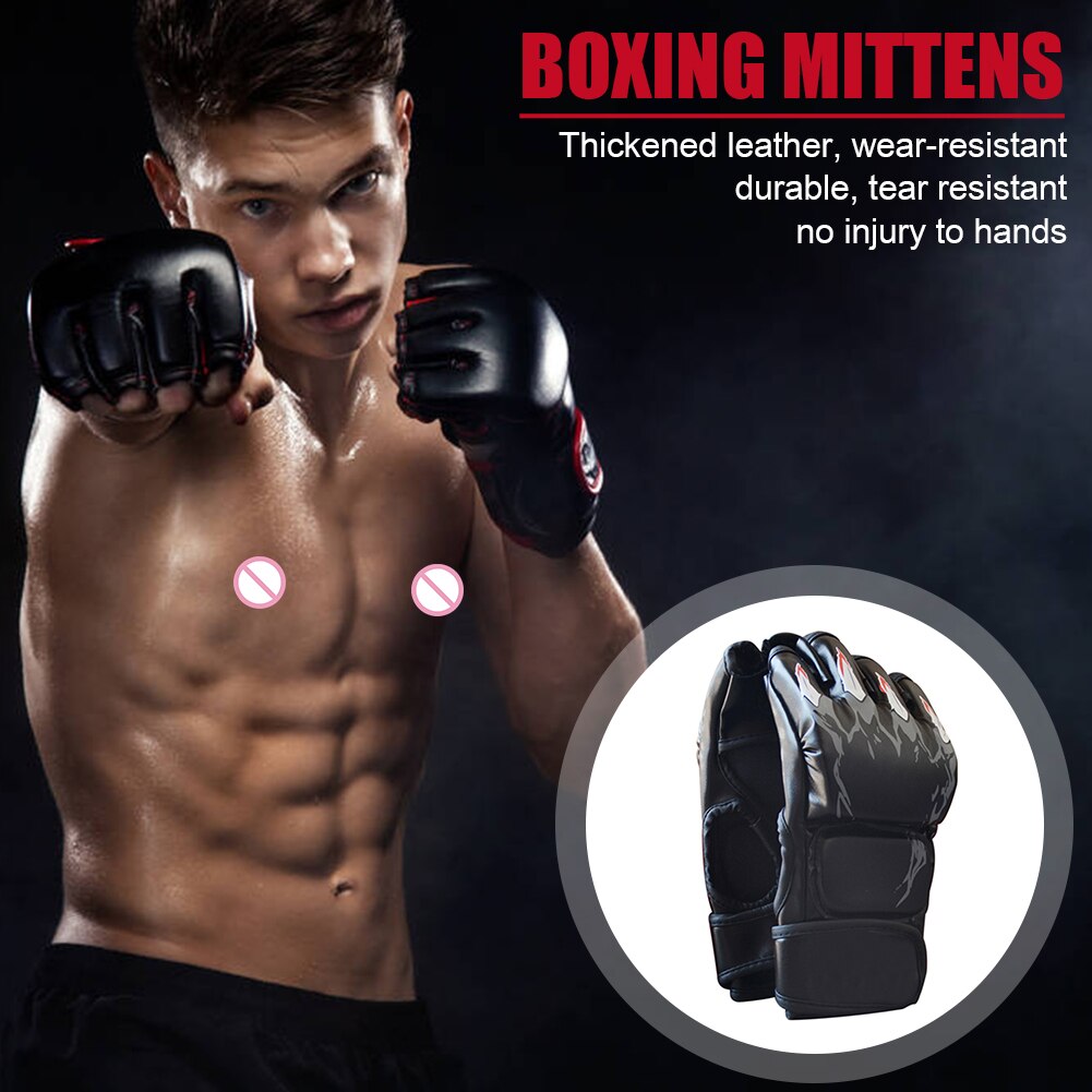 Pair Printing Thickened Sports Leather MMA Fightin... – Grandado