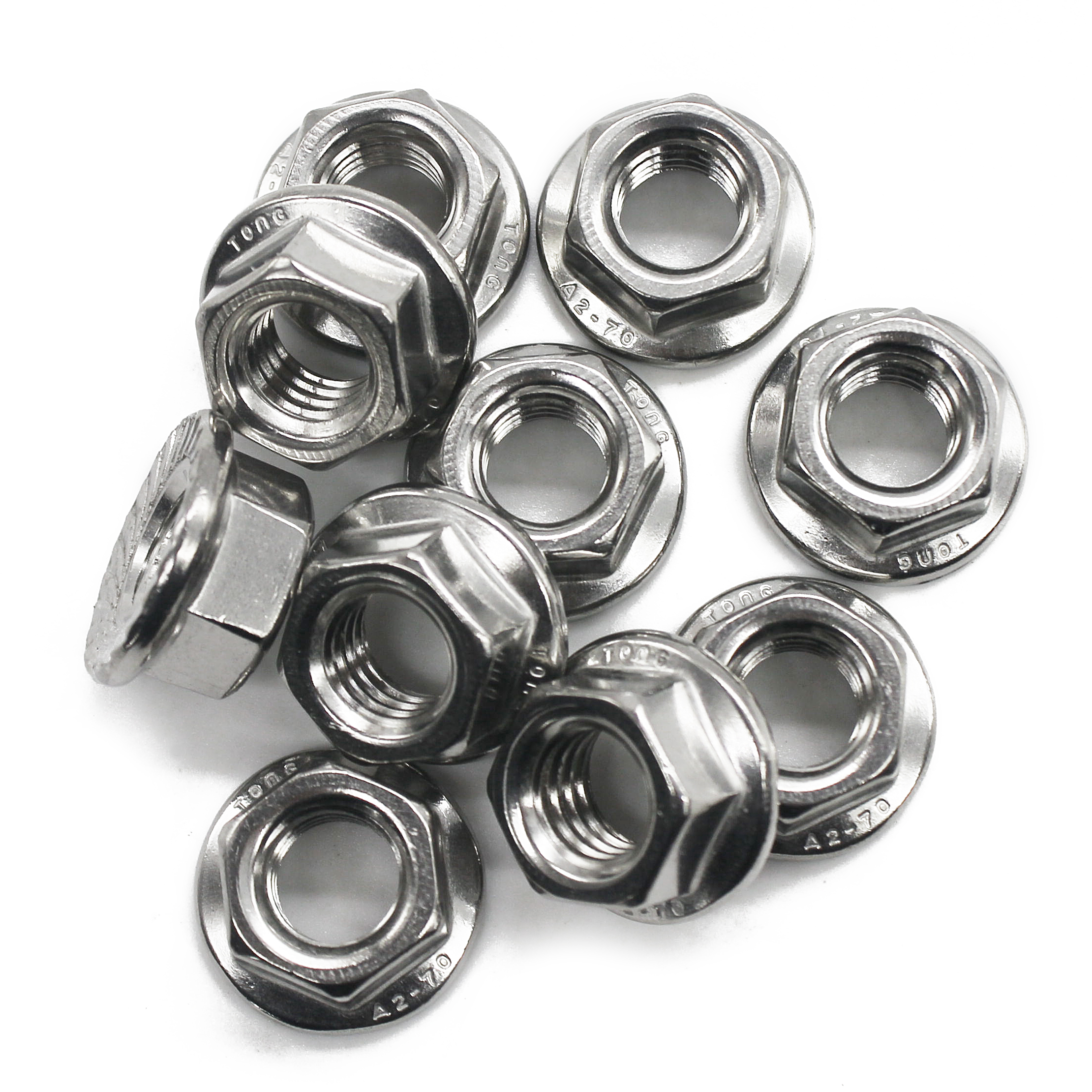 Flens Moer M3 M4 M5 M6 M8 M10 M12 Hex Noten Rvs Me... – Grandado