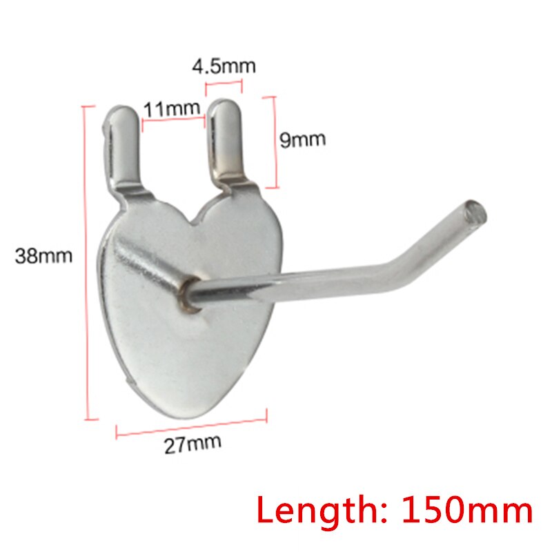 5pcs Display Hooks Single Line Cold-rolled Steel P... – Grandado