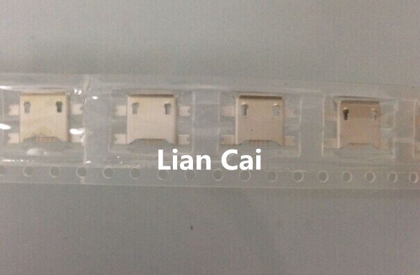 10pcs 5pin Female Micro USB Connector, SMD 4 Fixed... – Grandado